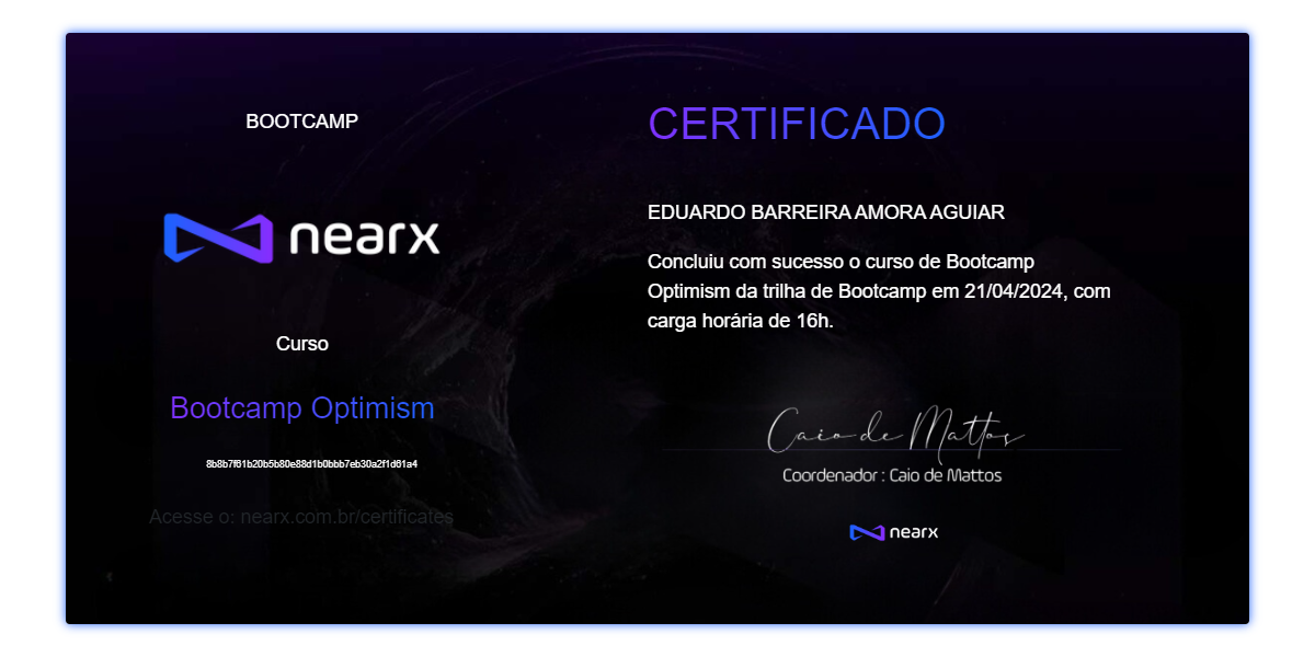 Eduardo Barreira Amora Aguiar - Full Stack Developer | Front End Developer | TypeScript | React ...